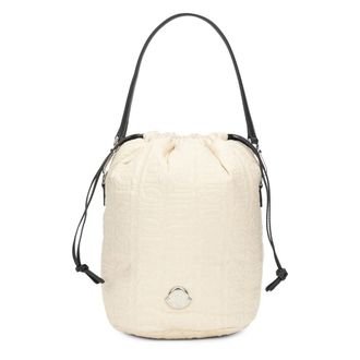 Moncler Gesteppte Beuteltasche - - Bags - Damen - Beige - ONE SIZE