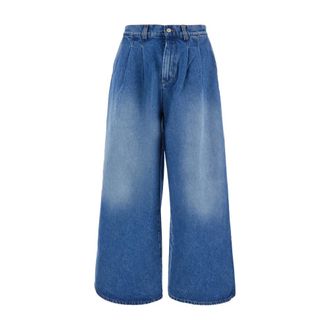 ERL Jeans mit weitem Bein und Bundfalten - - Jeans - Herren - Blau - M