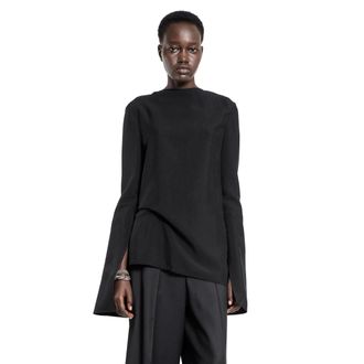 Ann Demeulemeester Hella Top In Viscose Calico