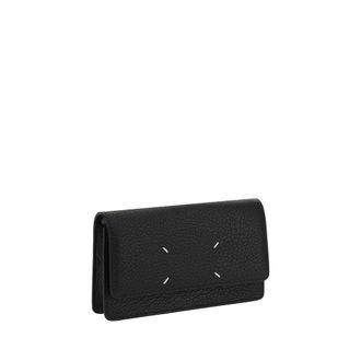 Maison Margiela Womens Black Calf Leather Bos Taurus Wallet