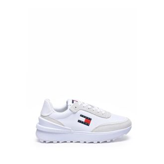 Tommy Jeans Femme, Chaussures, Blanc, Taille: 41 EU Tech Runner ESS