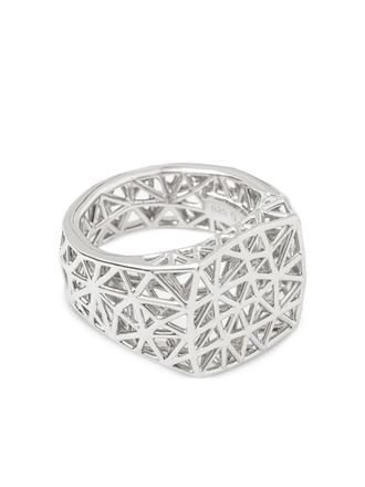 Tom Wood Mesh-Ring - Silber