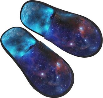 Generic Pantoufles DH&ocirc;tel Bleu &Eacute;toil&eacute; Antid&eacute;rapant Hiver Pantoufles Unisexe Chaussons Maison Pour Automne Chambre Femmes M