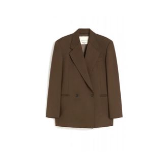 Max Mara Femme, Vestes, Brun, Taille: 38 FR Ginseng Blazer