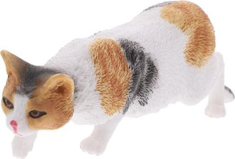 BESTONZON Katzenfigur PVC Kleine Schreibtisch Katze Statue Desktop Dekoration F&uuml;r Zuhause Und B&uuml;ro