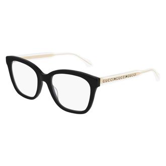 Gucci Schwarze Kristallklare Brille Gg0566On - - Accessories - Damen - Schwarzk - 52 MM