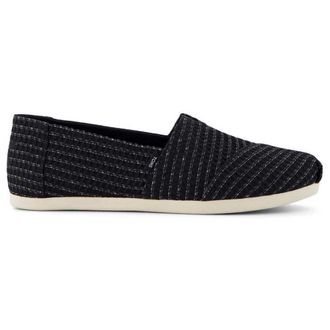 Toms Damen Alpargata Cloudbound Flacher Slipper, Black Repreve Waffle, 38.5 EU