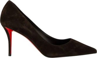 Christian Louboutin Femme, Chaussures, Brun, Taille: 36 EU Miss Z Suede 80 Escarpins