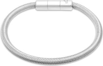 s.Oliver Herren Bracelet - Armband aus poliertem Edelstahl - Silber - Verstellbar bis 22 cm - wasserfest & hautfreundlich