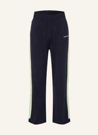 Casablanca Strickhose Aus Merinowolle Mit Galonstreifen blau