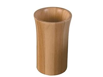 Spirella 40.05866 Gobi Goblet Badezimmer helles Holz 8 x 8 x 12,5 cm