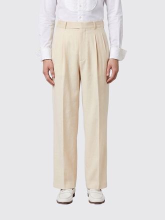 Bode Pantalon Homme couleur Cr&egrave;me