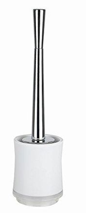 Spirella WC Bürste Klobürste Toilettenbürste hochwertig Sydney mit hygienischem Behälter Weiß