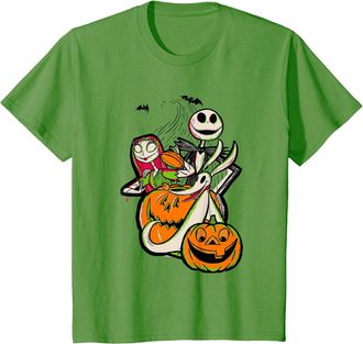 Disney The Nightmare Before Christmas Group With Pumpkin T-Shirt