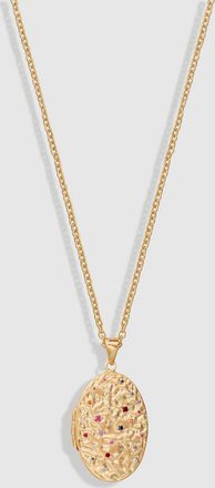 Les Félicités Collier Médaillon Doré