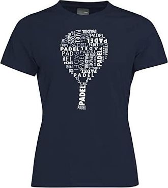 Head Padel Typo T-Shirt Femmes