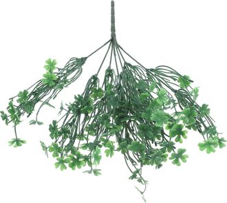 Aboofan 1stk Dekorative Mit Vierblättrigem Kleeblatt Künstliche Kleeblattpflanze Dekorative Künstliche Flora Grüne Pflanze Pflanzen Blumen Künstliche Sträuche