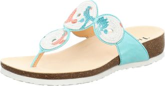 Think Damen Julia Nachhaltige Zehentrenner, Aruba Kombi 7010, 42 EU