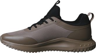 Calvin Klein Herren Eva Runner Laceup Sock Mat Mix Ym0Ym01443 Niedriges Oberteil, Khaki (Taupe Smog/Black), 40 EU