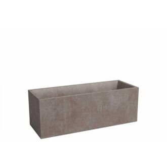 Artevasi Jardiniere - SYDNEY - Plastique - Taupe - 80 cm - 57 L - Dimensions: 79.5x29.5x29.5 cm