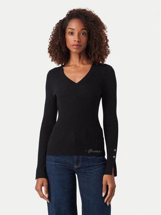 Guess Pullover W6YR10 Z0949 Schwarz Slim Fit