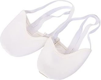 Beaupretty Chaussettes Antidérapantes de Danse Respirant pour Femmes et Semelle Complète pour Yoga Ballet et XL Blanc