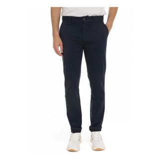 HUGO BOSS Slim-fit Chino Baumwollhose - - Trousers - Herren - Blau - W40