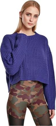 Urban Classics Ladies Wide Oversize Sweater Maillot de survtement, bluepurple, 3XL Femme