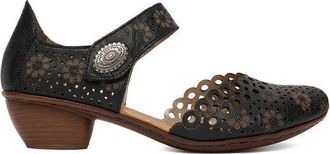 Rieker Halbschuhe 43753-00 Schwarz
