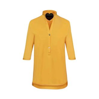 Roberto Ricci Design Stilvolles Hemd f&uuml;r M&auml;nner - - Blouses & Shirts - Damen - Gelb - M