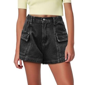 Generic Short en Jean Taille Basse Bermudas Fluide Rouge Elastique Baggy Blanche Poche Poches Camouflage Bretelle Leopard Corail &Eacute;lasthanne Sportswear 2020 Cy