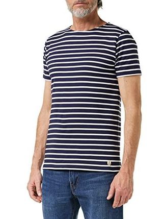 Armor Lux Marinière HOEDIC Homme, Multicolore (Navire/Blanc 600), XXX-Large (Taille fabricant: 3XL)