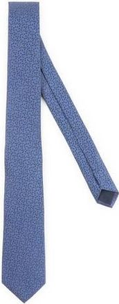 Au Printemps Paris Cravate imprimée en soie