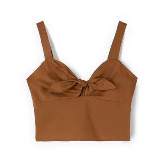 Motivi Femme, Tops, Brun, Taille: 46 FR Top court avec