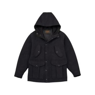Filson Parka Cascade Mountain - Homme - Manteaux - Noir - Taille: S