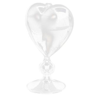 BESPORTBLE Herzf&ouml;rmige Glas &ouml;llampe aus Klarem Glas Dekorative Petroleumlampe f&uuml;r Hochzeit B&uuml;ro und Wohnr&auml;ume Stilvolles Retro Design Praktische und Sammelbare H