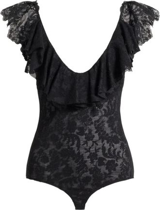 Alberta Ferretti Femme, Tops, Noir, Taille: 38 FR Body