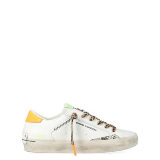 Crime London Femme, Chaussures, Blanc, Taille: 37 EU Distressed Tropic Juice Baskets