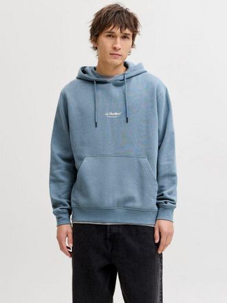 Jack & Jones Hoodie Kapuzenpullover mit Eingrifftaschen, Loose Fit (1-tlg) JJESOHO SWEAT HOOD NOOS