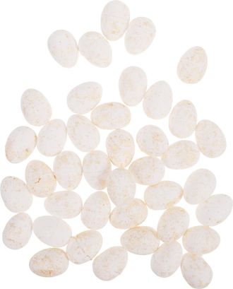 Pretyzoom 40St Osterei-Geschenkpaket mini Ostereier Osterei DIY Handwerk Osterei-Ornamente k&uuml;nstliches Osterei Ostern dekorative Eier dekorative Ostereier Oster