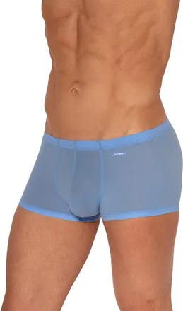 Olaf Benz Herren Trunk blau Mikrofaser unifarben
