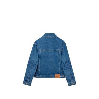 Loewe Veste Anagram en denim de coton m&eacute;lang&eacute;