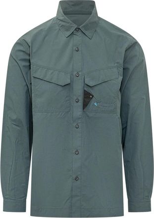 Kl&auml;ttermusen Homme, Chemises, Bleu, Taille: XS Syn LS Shirt