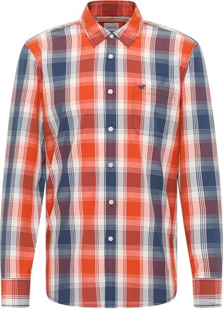 Mustang Jeans Style Chester Orange Blue Multi Check 12704