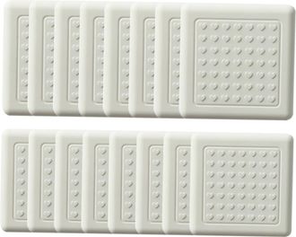 Angoily 16 Stück Silikon Möbelgleiter Schutzpads rutschfeste Dicke Stuhl Tischbeine Abdeckungen Leise Bodenschoner für Laminatböden Einfach zu Montieren