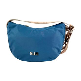 Alviero Martini 1A Classe Femme, Sacs, Bleu, Taille: ONE Size Breeze Nylon Tracolla Mezzaluna Piccola