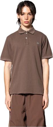 ERL Erl, Homme, Tops, Brun, Taille: S Polo Tee Knit