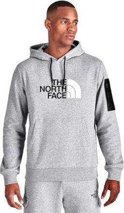 The North Face Sweat à capuche tissé avec poche pour homme, Gris clair pâle, XS
