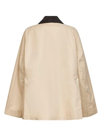 Toteme Womens Cotton Summer Jacket Beige Bomber