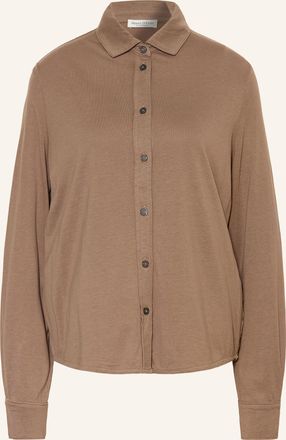 Marc O'Polo Marc Opolo Hemdbluse Aus Jersey beige